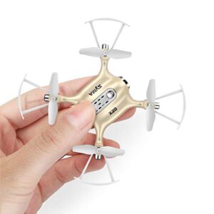 Pocket Drones for Kids with Headless Mode,Altitude Hold,3D Flip,2.4Ghz Nano LED Small RC Quadcopter，Easy to Fly Indoor Helicopter Plane for Beginners