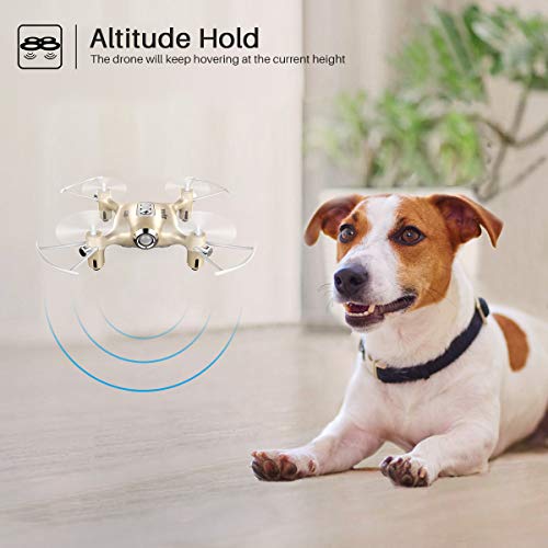 Pocket Drones for Kids with Headless Mode,Altitude Hold,3D Flip,2.4Ghz Nano LED Small RC Quadcopter，Easy to Fly Indoor Helicopter Plane for Beginners