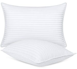 utopia bedding bed pillows for sleeping queen size (white), set of 2, cooling hotel quality, for back, stomach or side sleepers