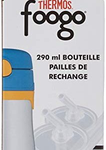 Thermos Foogo Replacement Straw Set for Thermos 10-Ounce Straw Bottles, Set of Two Straws