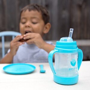 green sprouts Replacement Insert for Glass Sip n' Straw Cup, Clear