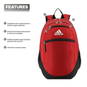 adidas Striker 2 Backpack, Team Power Red/Black/White, One Size