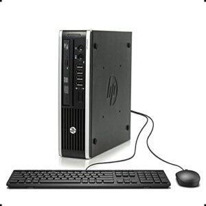 hp elite 8300 ultra slim high performance business desktop computer, intel quad core i7-3770s 3.1ghz cpu, 8gb ddr3 ram, 240gb ssd, dvd, vga usb 3.0, windows 10 professional (renewed)