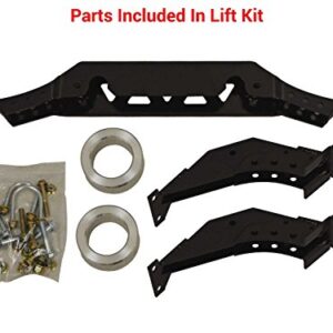 SuperATV Adjustable 3-5" Lift Kit for Polaris RZR XP 1000/4 1000 (2014-2016) - Black