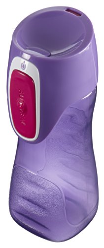 Contigo Trekker Kids Water Bottle with Spill-Proof Lid, 14oz Water Bottle with Leak-Proof Technology, BPA-Free, Sprinkles & Wink, 2-Pack