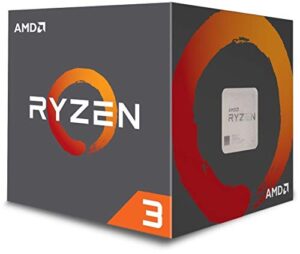 amd ryzen 3 1200 desktop processor with wraith stealth cooler (yd1200bbaebox)