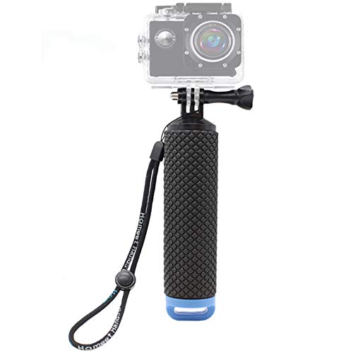 Homeet Handler Floating Hand Grip for GoPro, Underwater GoPro Hand Stick Monopod Pole Compatible with GoPro Hero 11/10/9/8/7/6/5/4, DJI OSMO Action Cameras and Other Sports Camera, Blue