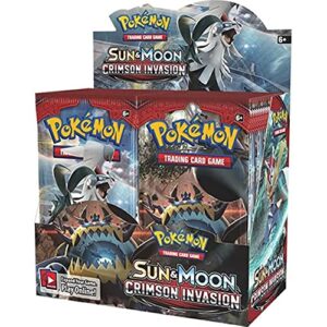 pokemon tcg: sun & moon crimson invasion sealed booster box