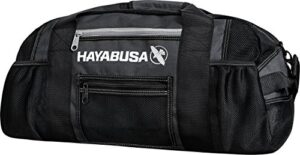 hayabusa ryoko mesh gear bag - black/grey, 70l