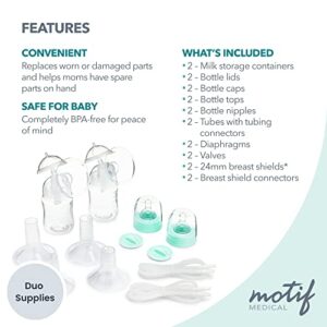 Motif Medical, Duo Double Pumping Kit, Replacement Parts - Med. (24mm)