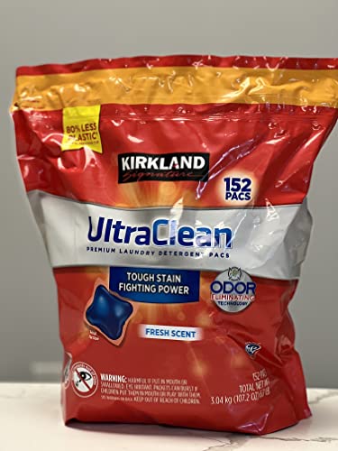 Kirkland Signature Ultra Clean Laundry Detergent (152 Pacs (2 Pack))