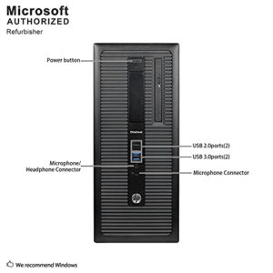 HP EliteDesk 800 G1 Small Form Business High Performance Desktop Computer PC (Intel Core i5 4570 up to 3.9GHz, 16G RAM, 120G SSD+1T HDD, DVD-ROM, WiFi, DP, Windows 10 Professional) (Renewed)