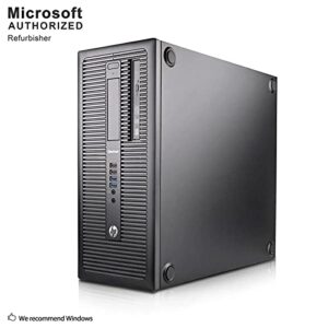 HP EliteDesk 800 G1 Small Form Business High Performance Desktop Computer PC (Intel Core i5 4570 up to 3.9GHz, 16G RAM, 120G SSD+1T HDD, DVD-ROM, WiFi, DP, Windows 10 Professional) (Renewed)