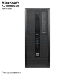 HP EliteDesk 800 G1 Small Form Business High Performance Desktop Computer PC (Intel Core i5 4570 up to 3.9GHz, 16G RAM, 120G SSD+1T HDD, DVD-ROM, WiFi, DP, Windows 10 Professional) (Renewed)