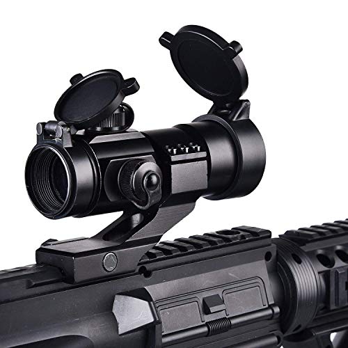 CVLIFE Tactical Gun Sight Red Green Dot Scope Reflex Sight for 20mm Cantilever Mount