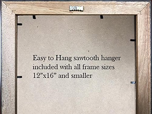 Natural Wood Frame (16x24, Rustic White Wash)