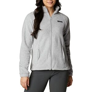 Columbia Women's Benton Springs Full Zip, Cirrus Grey Heather, Large