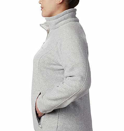 Columbia Women's Benton Springs Full Zip, Cirrus Grey Heather, Large