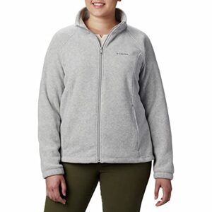 Columbia Women's Benton Springs Full Zip, Cirrus Grey Heather, Large