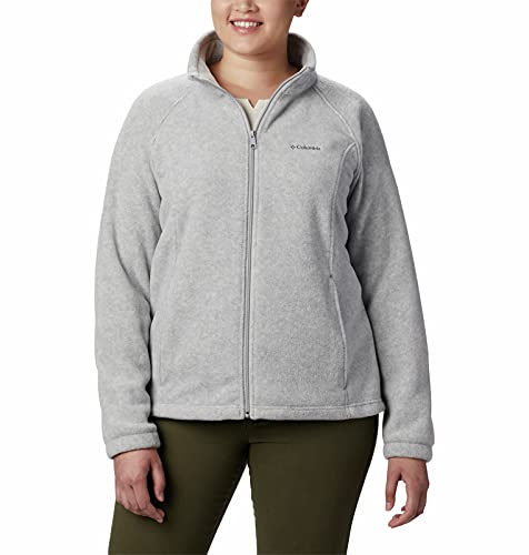 Columbia Women's Benton Springs Full Zip, Cirrus Grey Heather, Large