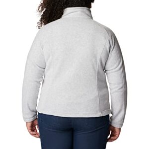 Columbia Women's Benton Springs Full Zip, Cirrus Grey Heather, Large