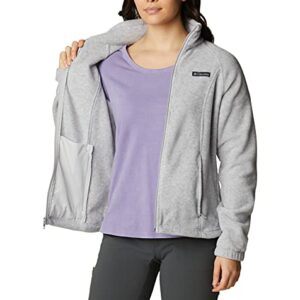 Columbia Women's Benton Springs Full Zip, Cirrus Grey Heather, Large