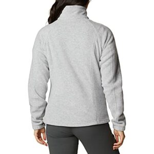 Columbia Women's Benton Springs Full Zip, Cirrus Grey Heather, Large