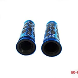 Universal 7/8" Metal Alloy Handlebar Twist Throttle Grips for Dirt Pit Bike Moped Scooter ATV Quad 4 Wheeler Honda Kawasaki Yamaha Taotao Sunl (Blue)