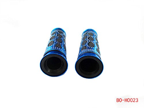 Universal 7/8" Metal Alloy Handlebar Twist Throttle Grips for Dirt Pit Bike Moped Scooter ATV Quad 4 Wheeler Honda Kawasaki Yamaha Taotao Sunl (Blue)