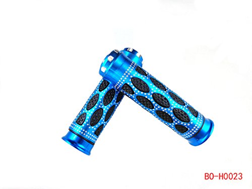 Universal 7/8" Metal Alloy Handlebar Twist Throttle Grips for Dirt Pit Bike Moped Scooter ATV Quad 4 Wheeler Honda Kawasaki Yamaha Taotao Sunl (Blue)