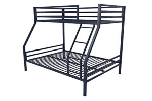 novogratz 4146629n maxwell metal bunk bed, twin over full