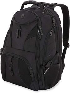 swissgear 1900 scansmart tsa 17-inch laptop backpack, black