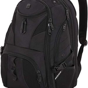 SwissGear 1900 Scansmart TSA 17-Inch Laptop Backpack, Black