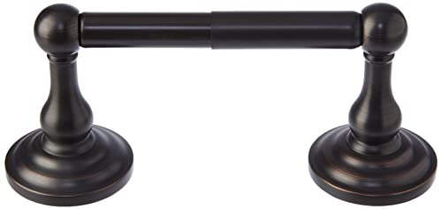 Amazon Basics AB-BR805-OR Traditional Spring Toilet Paper Holder, Oil Rubbed Bronze