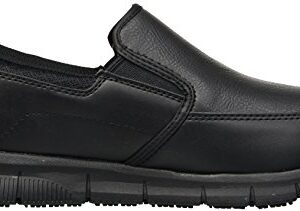 Skechers for Work Women's Nampa-Annod Food Service Shoe,black polyurethane,6.5 W US