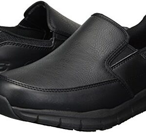 Skechers for Work Women's Nampa-Annod Food Service Shoe,black polyurethane,6.5 W US