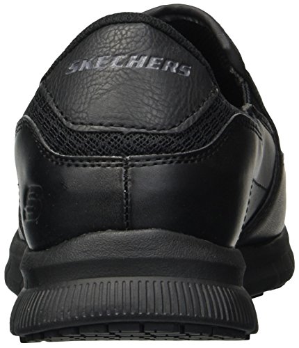 Skechers for Work Women's Nampa-Annod Food Service Shoe,black polyurethane,6.5 W US