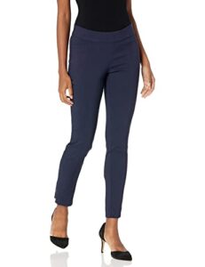 rafaella women's supreme stretch pant, navy, 4