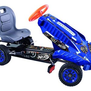 Hauck Nerf Striker Go Kart Ride On, Blue and Orange, 4 months to 96 months