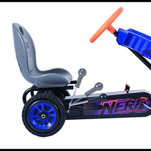 Hauck Nerf Striker Go Kart Ride On, Blue and Orange, 4 months to 96 months