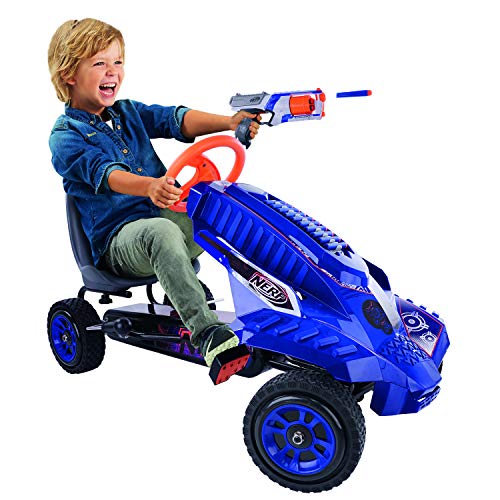 Hauck Nerf Striker Go Kart Ride On, Blue and Orange, 4 months to 96 months