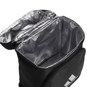 adidas Excel Insulated Lunch Bag, Black/Silver Metallic, One Size