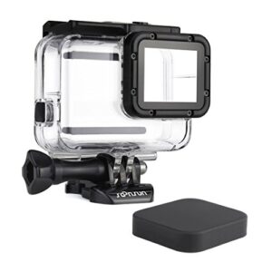 soonsun waterproof housing case for gopro hero 7/6/5 black hero (2018), 45 meters underwater protective diving housing shell case with bracket accessories for gopro hero7 hero6 hero5 black cameras