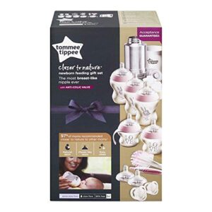 Tommee Tippee Closer to Nature Newborn Feeding Starter Set - Pink, Girl