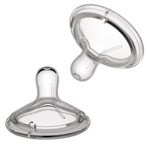 nanobebe 2-pack silicone medium-flow nipples