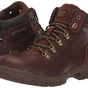 Cat Footwear Women's Mae Waterproof Steel Toe Work Boot, Cocoa, 8 Wide