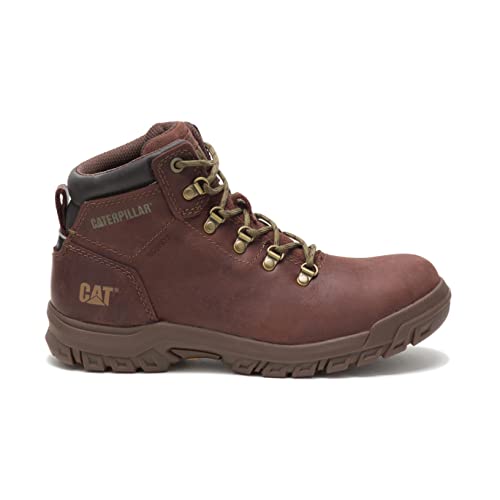 Cat Footwear Women's Mae Waterproof Steel Toe Work Boot, Cocoa, 8 Wide