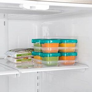 OXO Tot Baby Blocks Freezer Storage Containers Teal (4 Oz)