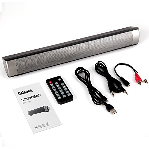 Sound Bar TV Soundbar Wired and Wireless Bluetooth Home Theater TV Speaker, Surround Sound Bar for TV, PC, Cellphone