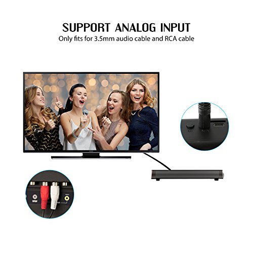 Sound Bar TV Soundbar Wired and Wireless Bluetooth Home Theater TV Speaker, Surround Sound Bar for TV, PC, Cellphone